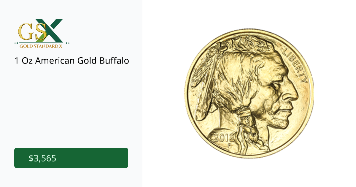 1 Oz American Gold Buffalo | GoldStandardX