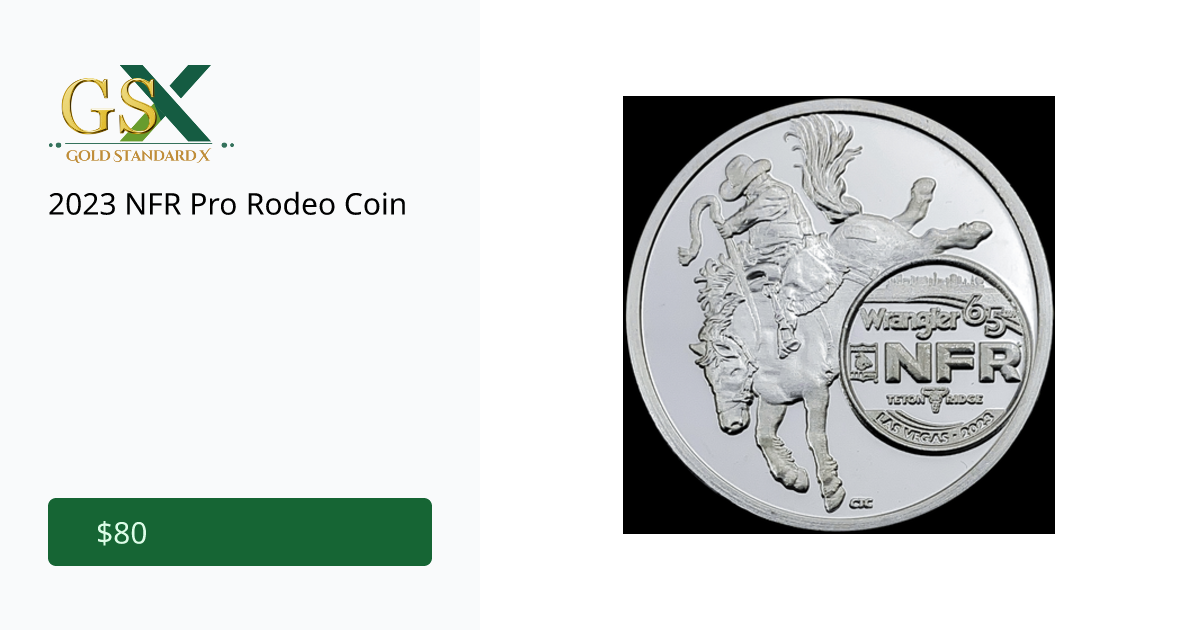 2023 NFR Pro Rodeo Coin | GoldStandardX